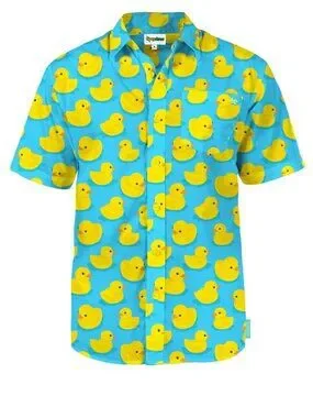 Tipsy Elves | Shirts | Tipsy Elves Mens Rubber Ducky Hawaiian Short ...